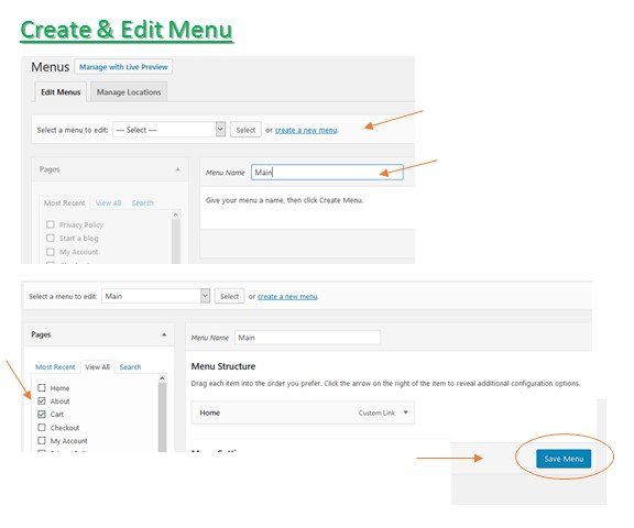 Easy guide to create and edit WordPress menu - Grit Webstudio